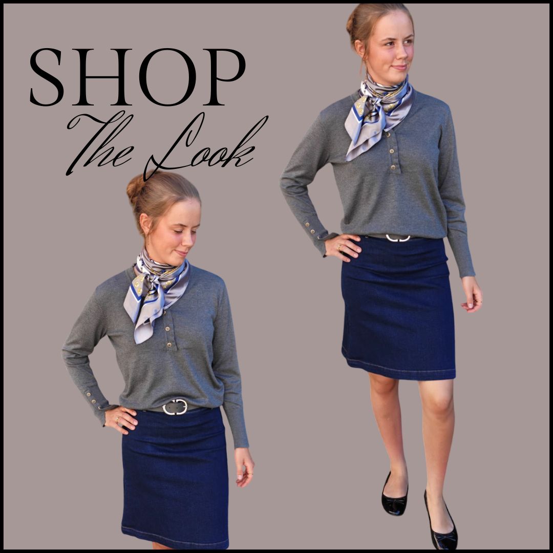 Charmaine grey Look - Louise-viborg